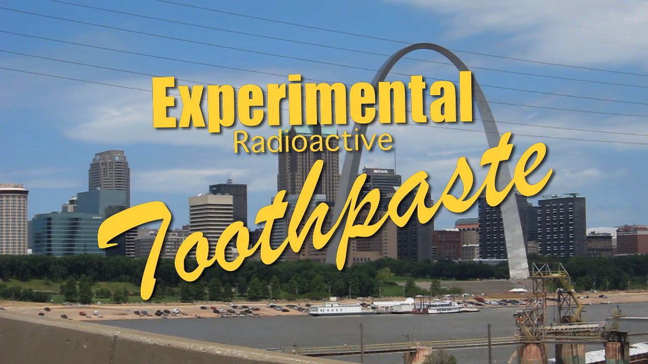 Experimental Radioactive Toothpaste on Vimeo