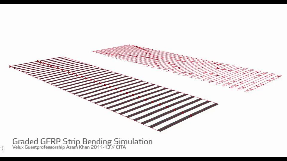 Graded GFRP Strip Bending - Simulation on Vimeo