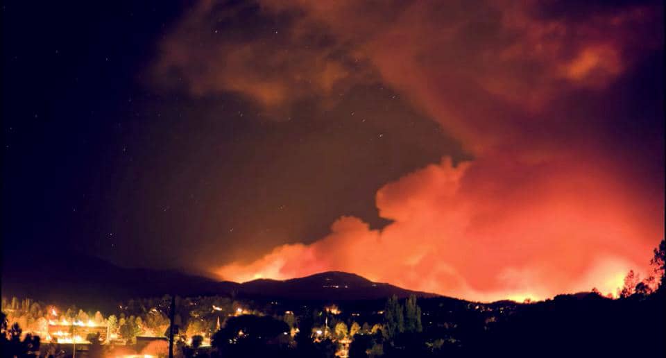 Little Bear Fire Time-lapse, Ruidoso, NM on Vimeo