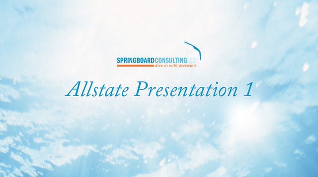 Allstate Presentation on Vimeo