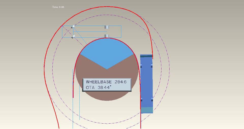 Bus turning radius on Vimeo