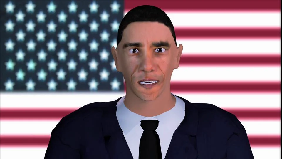 Unity 10K Low Resolution CGi 3D Model Facial Rigged setup with 23 Bones ...