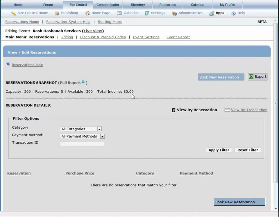 Event Setup Using Event Reservation System on Vimeo