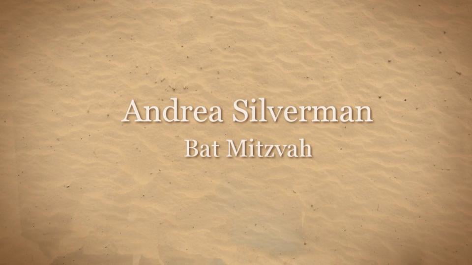 Andrea Silverman Bat Mitzvah Slideshow on Vimeo