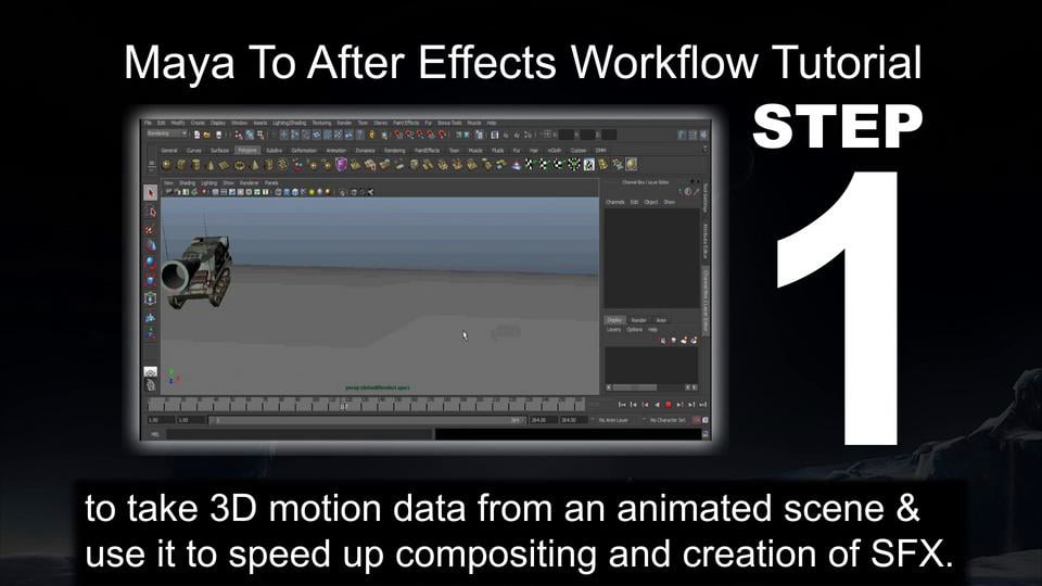 Maya to After Effects Workflow Tutorial on Vimeo