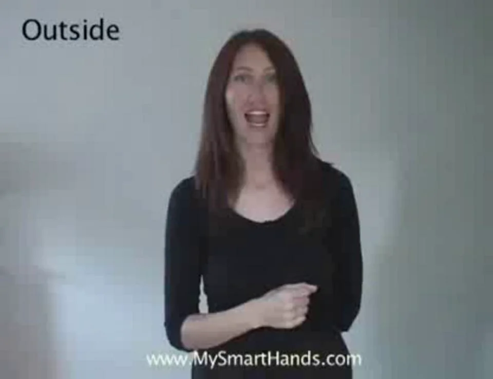 ASL sign for Outside on Vimeo