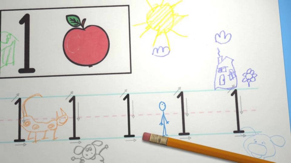 cbeebies Stickman Numbers 1-5 on Vimeo