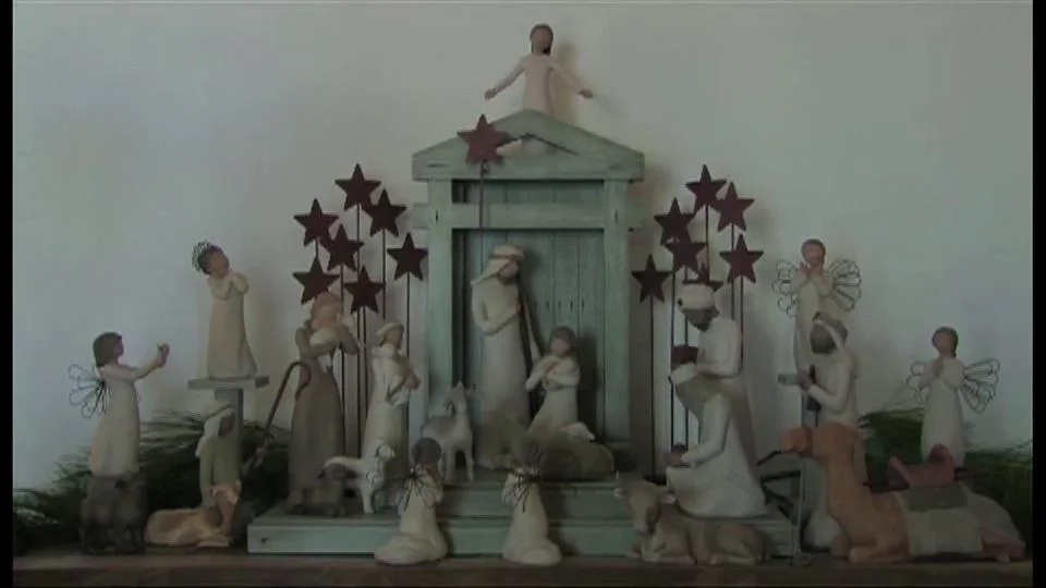 Willow Tree – Setting up a Nativity display