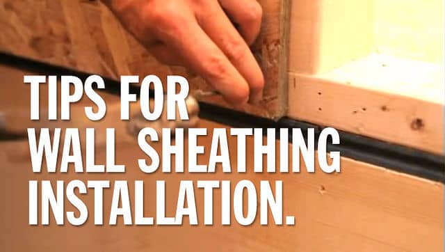 How To: Install OSB Wall Sheathing or Panels on Vimeo
