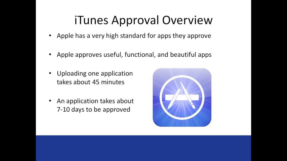 Webinar - Apple Approval Process on Vimeo