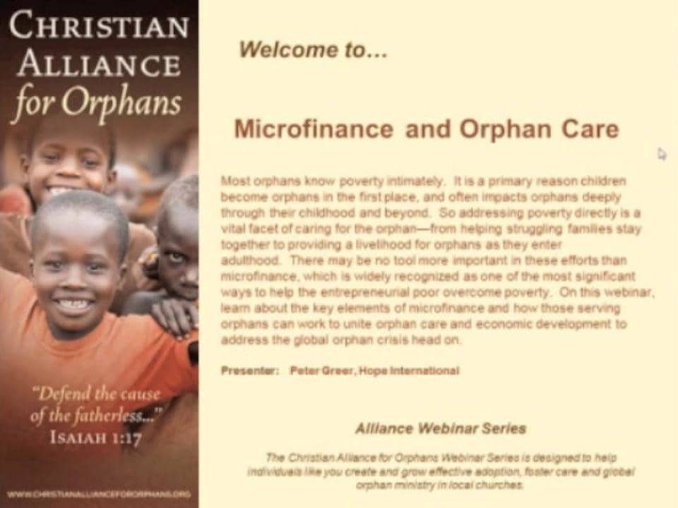 Microfinance and Orphan Care on Vimeo