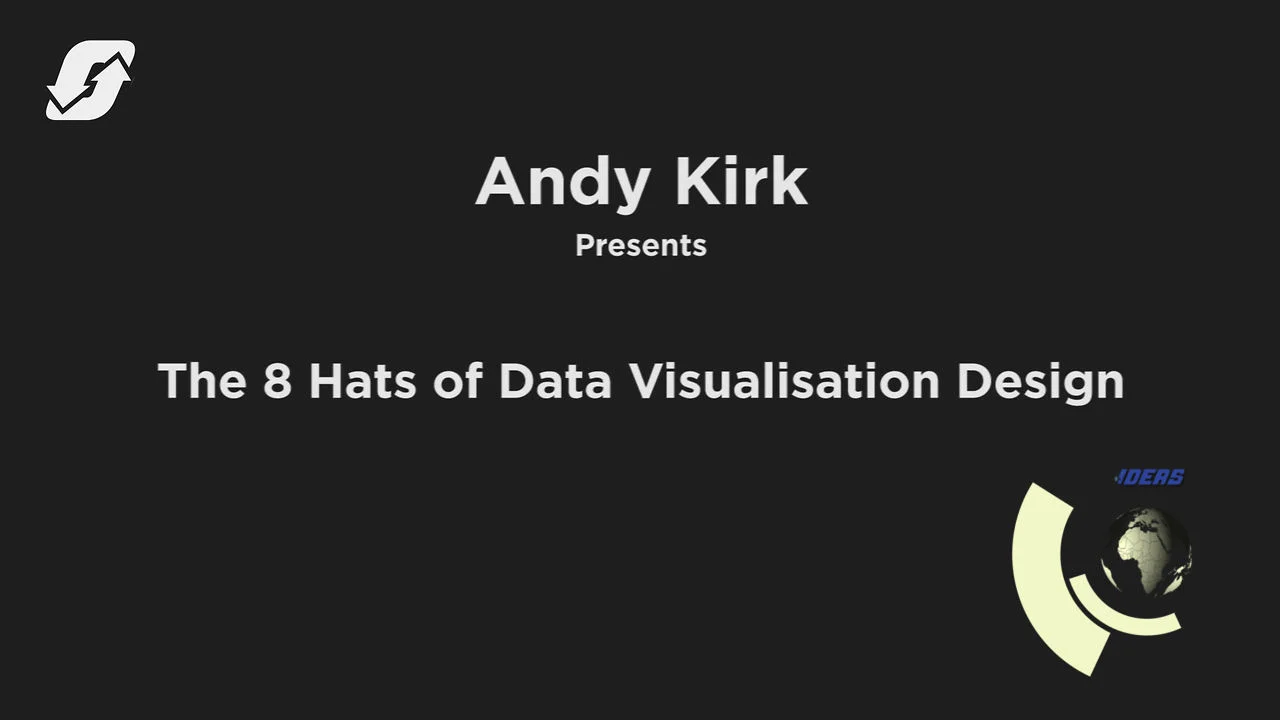 Andy Kirk presents "The 8 Hats of Data Visualization Design" on Vimeo