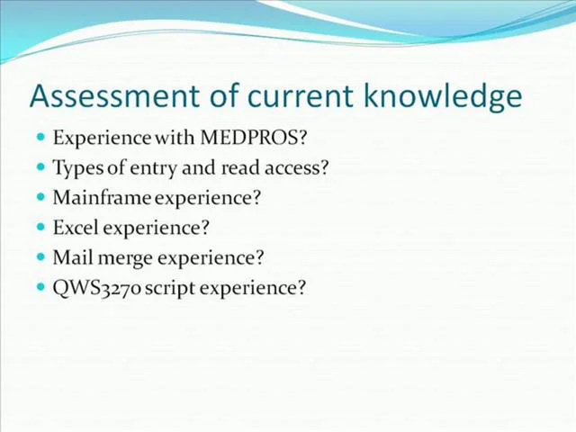 MEDPROS rapid entry, from CAC bar code to Script into the Mainframe on ...