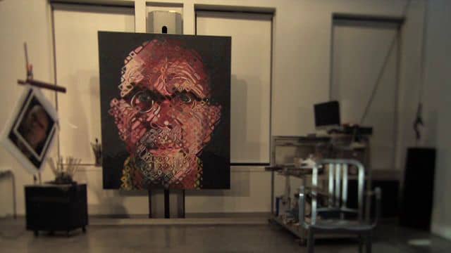 portrait of Chuck Close on Vimeo