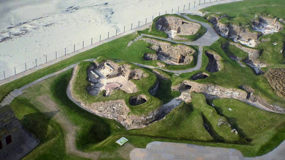 Skara Brae Aerial Approach comp 05 on Vimeo
