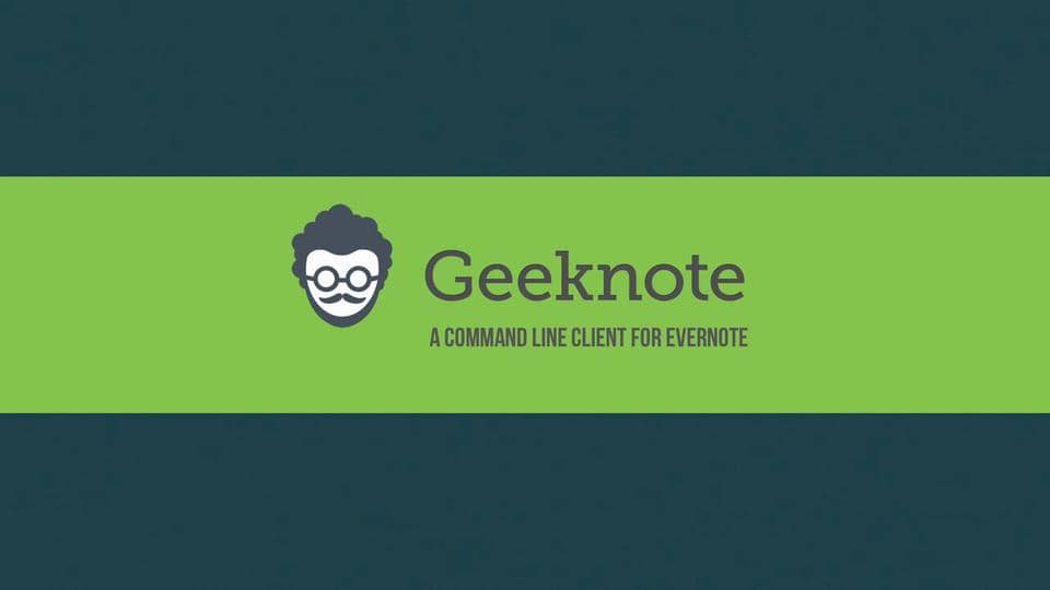 Geeknote - command line client for Evernote on Vimeo