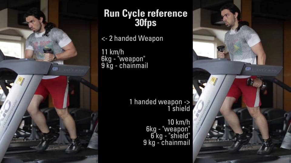 Battle run cycle - ref for animation on Vimeo
