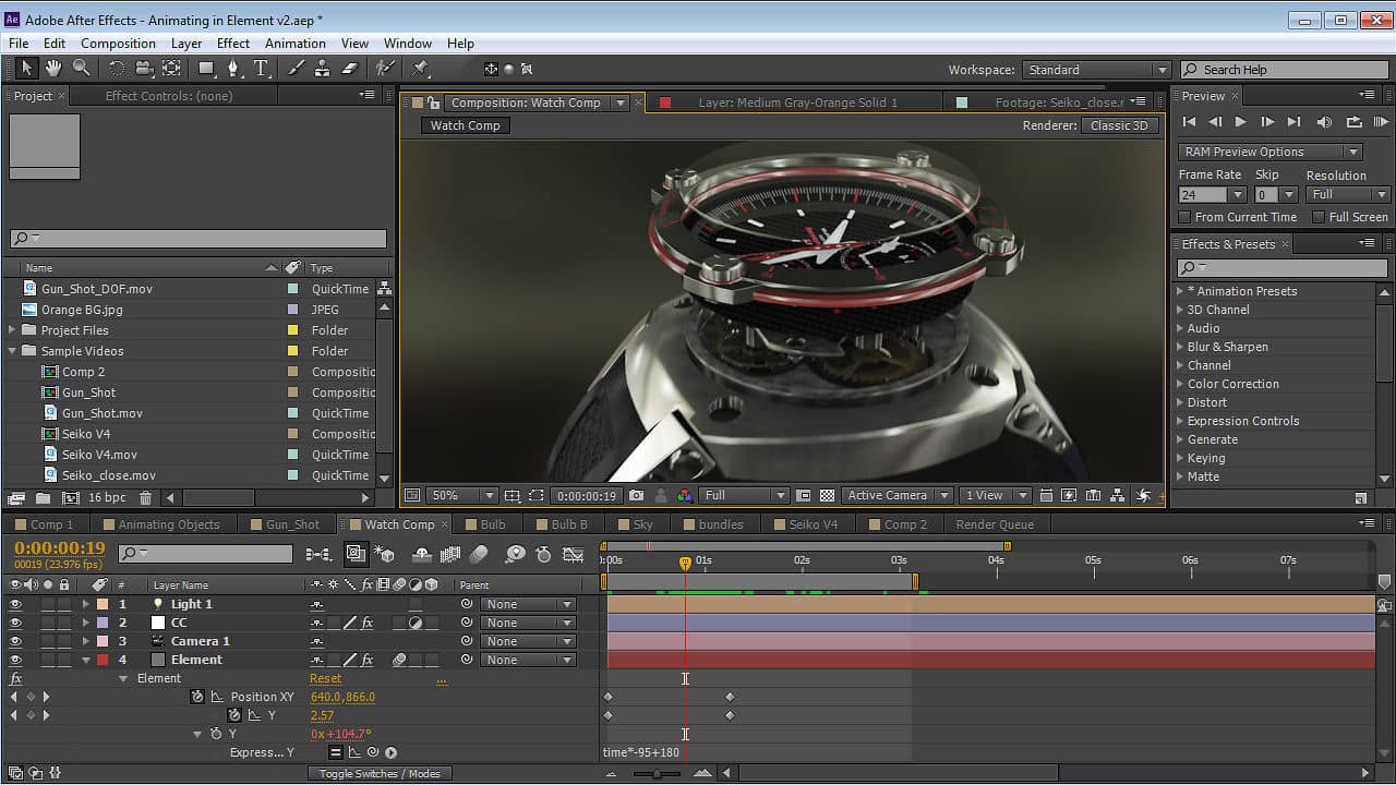 Animating in Element 3D on Vimeo