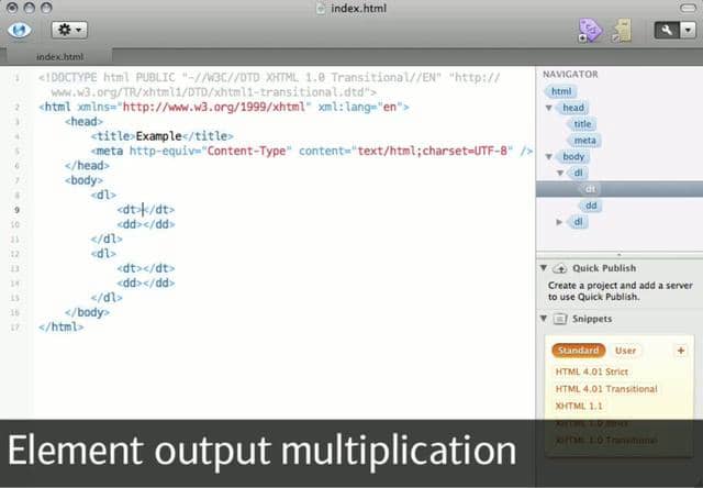 Zen Coding v0.5 on Vimeo