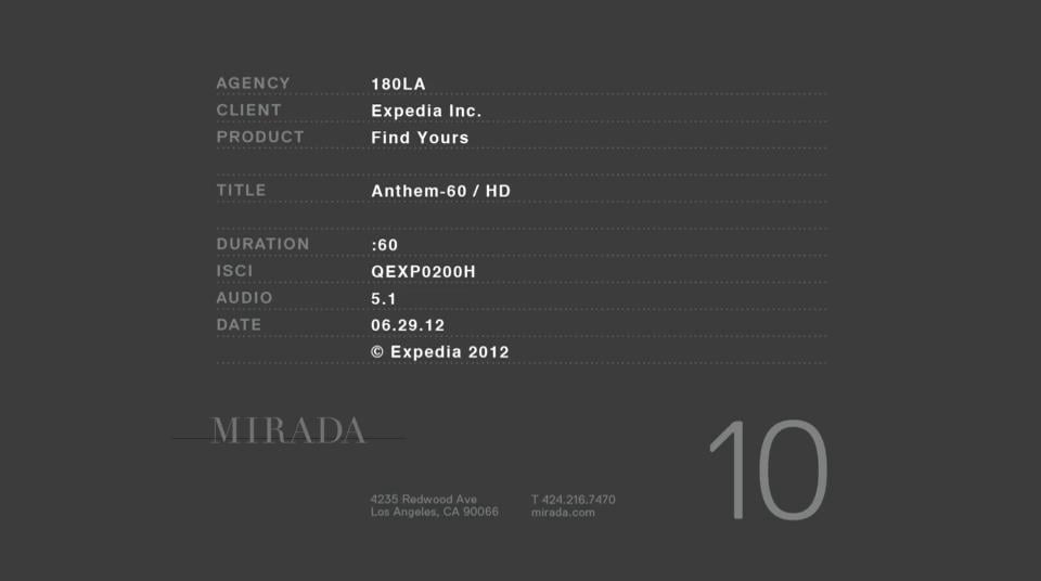 Expedia "Find Yours Anthem" on Vimeo