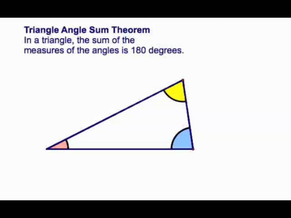 GSP Demo - Triangle Angle Sum Theorem on Vimeo