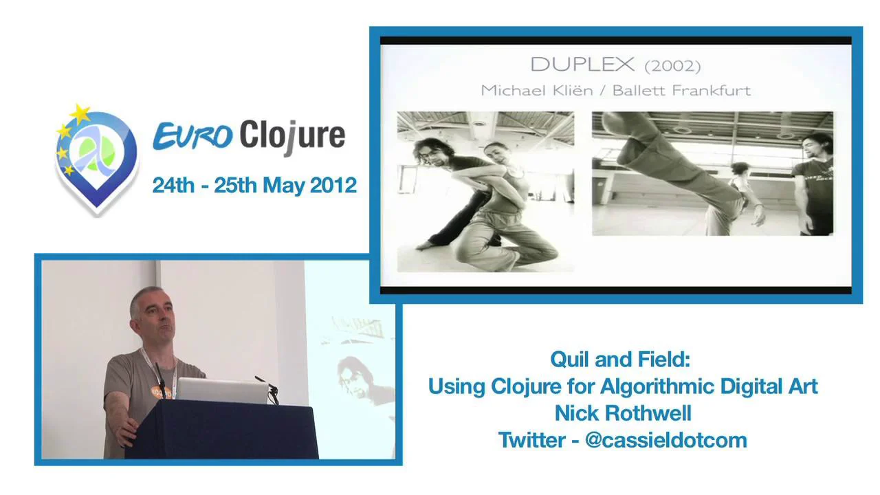 Quil and Field: Using Clojure for Algorithmic Digital Art - Nick Rothwell on Vimeo
