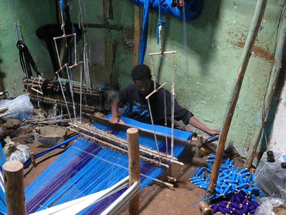 Weavers in Kechene (Addis Ababa)