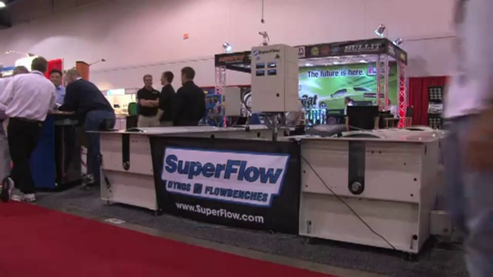 SuperFlow AutoDyn 30 AWD Chassis Dynamometer at SEMA 2010 on Vimeo