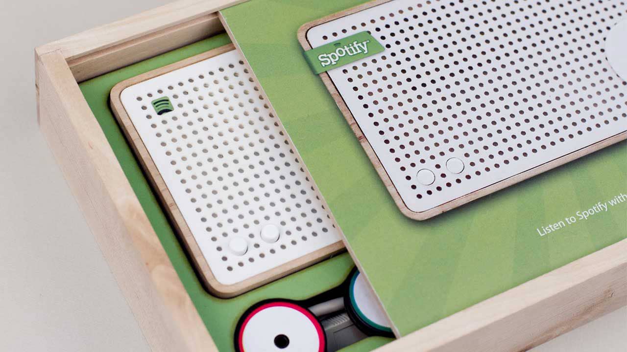 Spotify box on Vimeo