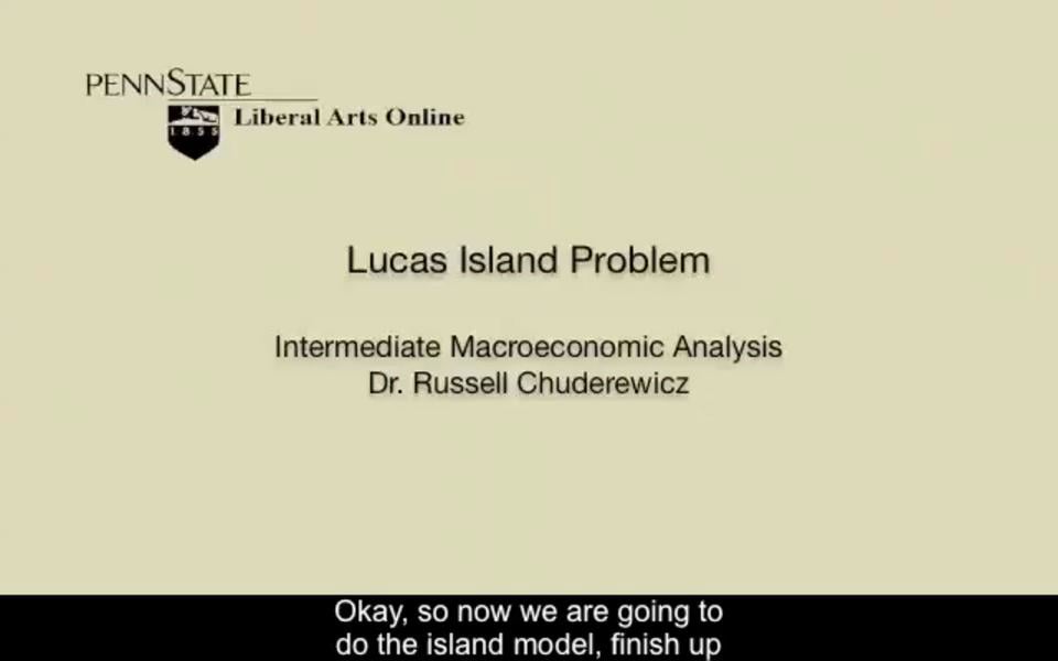 ECON304 L10 Lucas Island Problem on Vimeo
