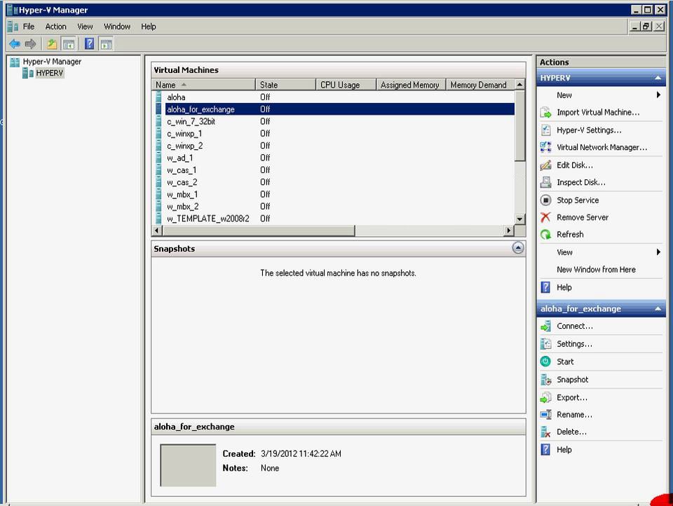 Aloha for Exchange 2010 - Première configuration dhcp on Vimeo