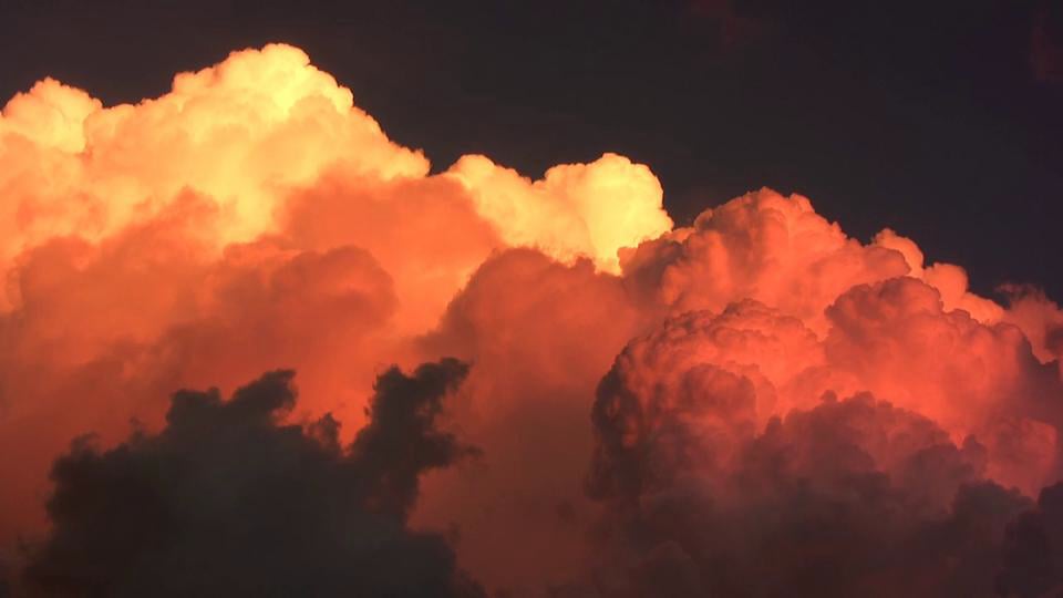 Cumulus Nimbus Clouds at Sunset on Vimeo