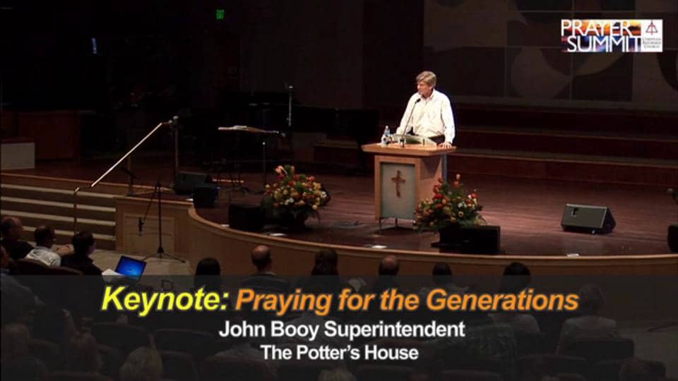 Prayer Summit General Session 4 - John Booy (Potter's House) on Vimeo