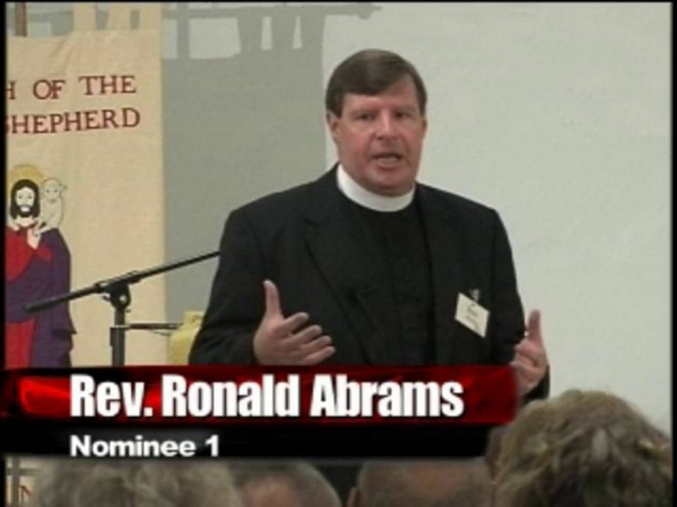 Q & A, The Rev. Ronald Abrams on Vimeo