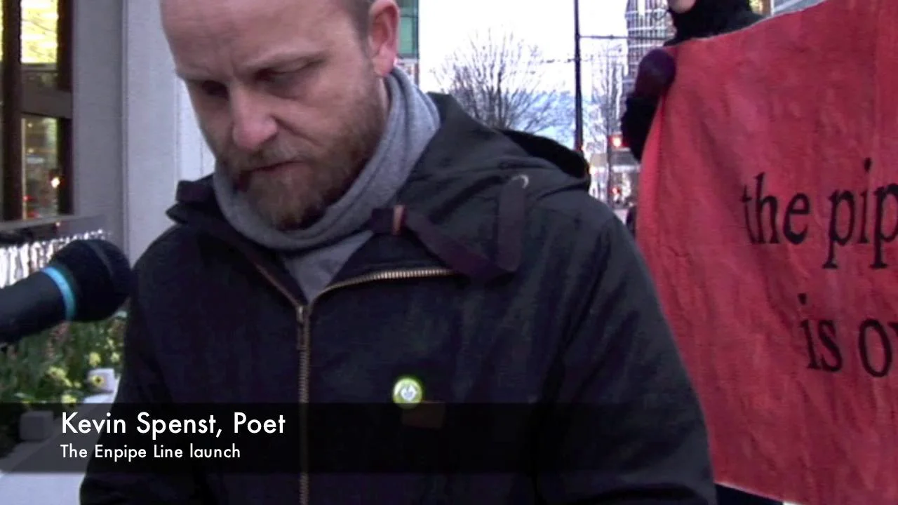 Kevin Spenst reads "Coming Down the Pipe" on Vimeo