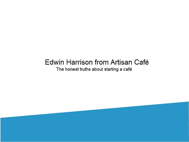 Edwin Harrison, Artisan - Story of a start up on Vimeo