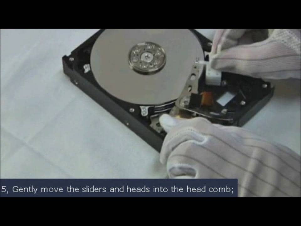 Hard Drive Head Replacement Tools on Vimeo