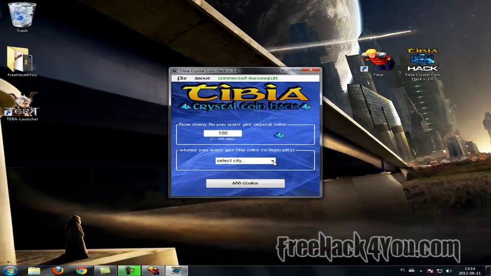 Tibia CRYSTAL COIN v. 1.0 Hack/Cheat 2012 [client 9.61] on Vimeo