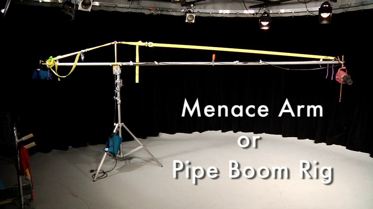 Menace Arm or Pipe Boom Rig on Vimeo