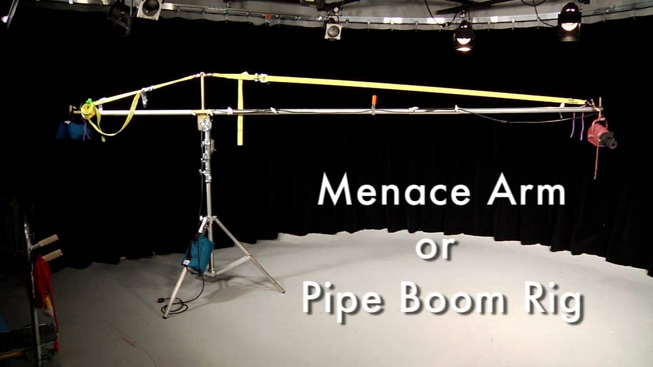 Menace Arm or Pipe Boom Rig on Vimeo