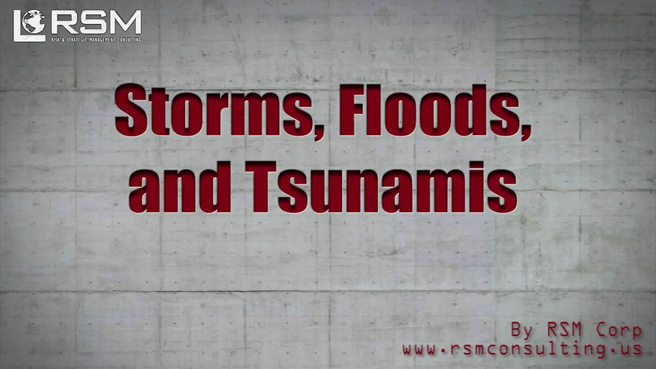 RSM Storms Demo - RSM Storms, Floods, and Tsunamis Demo on Vimeo