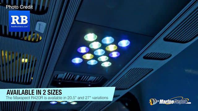 Maxspect Razor R420R LED Light Fixture Product Demo on Vimeo