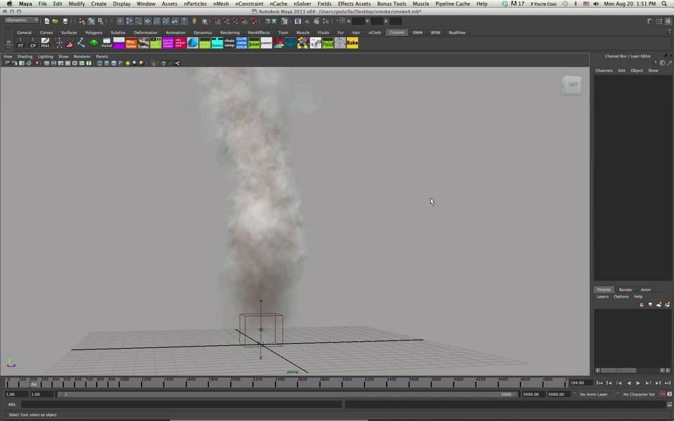 Smoke Effect Tutorial with nParticles from Maya (Using some images ...