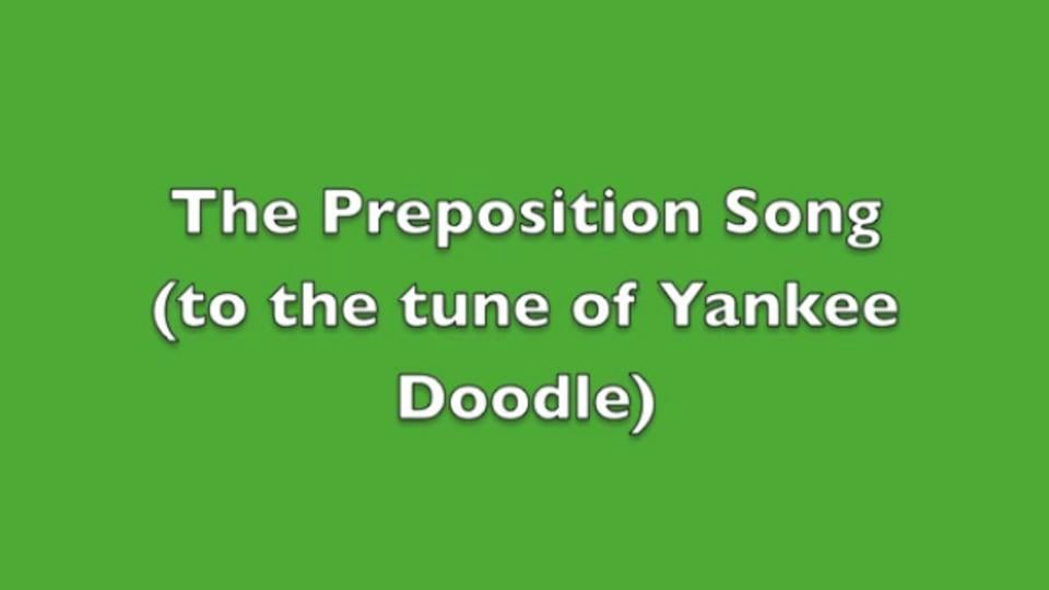Preposition Song on Vimeo