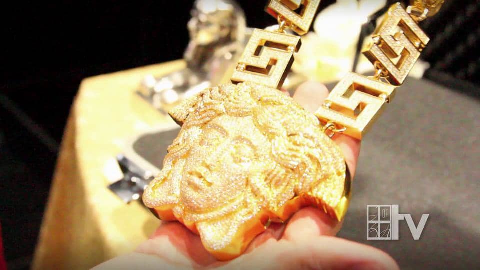 Tyga Recieves Diamond Medusa Chain From Jason of Beverly Hills on Vimeo