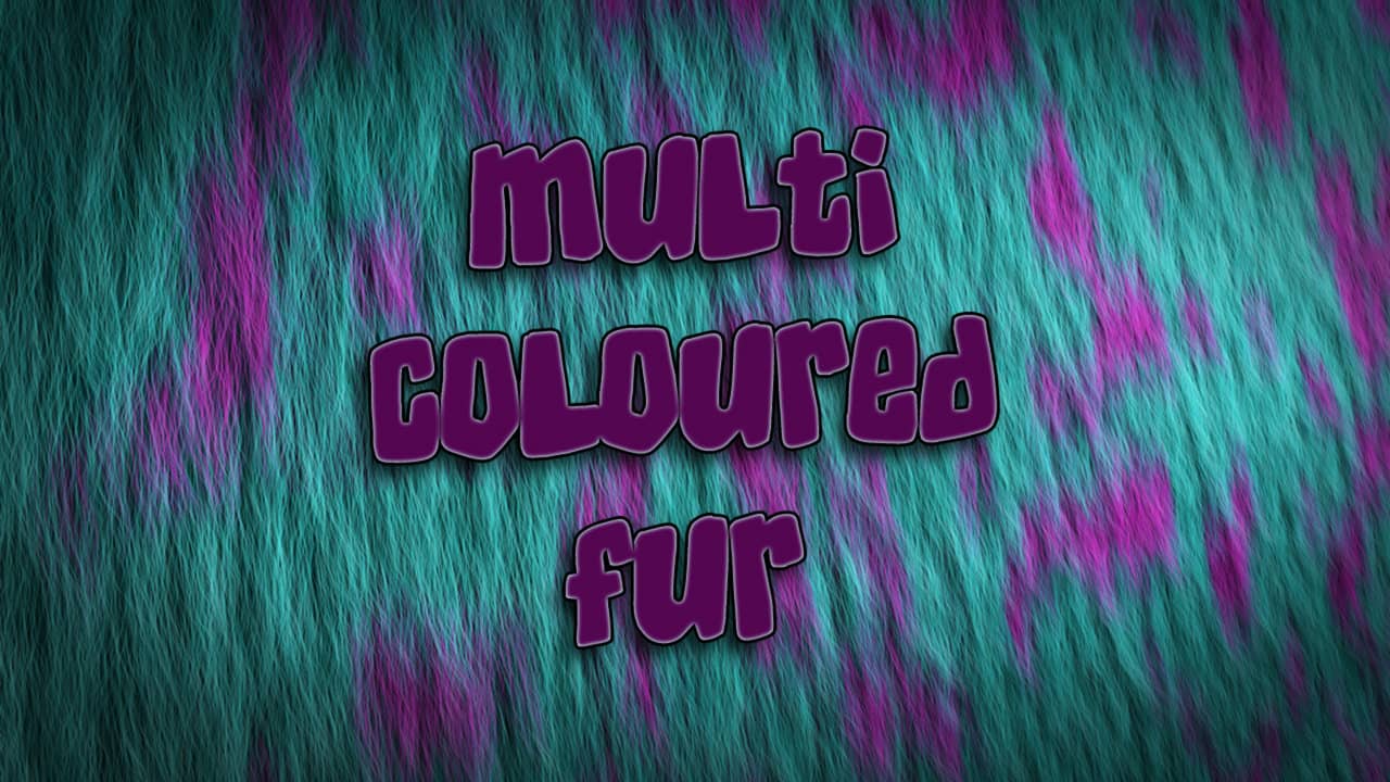Cinema 4D: Multi coloured fur tutorial on Vimeo