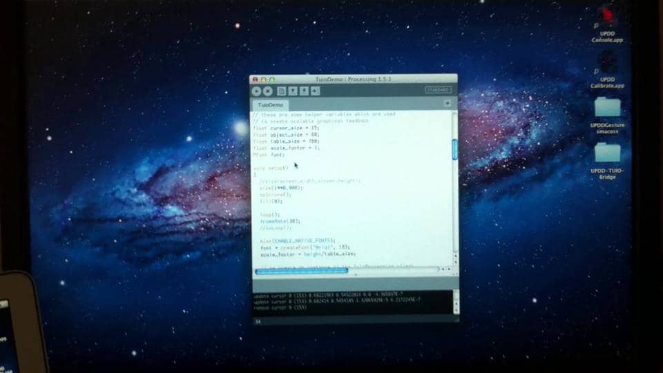 3M™ Multi-touch Display M2256PW Processing UPDD TUIO Mac OSX Lion on Vimeo