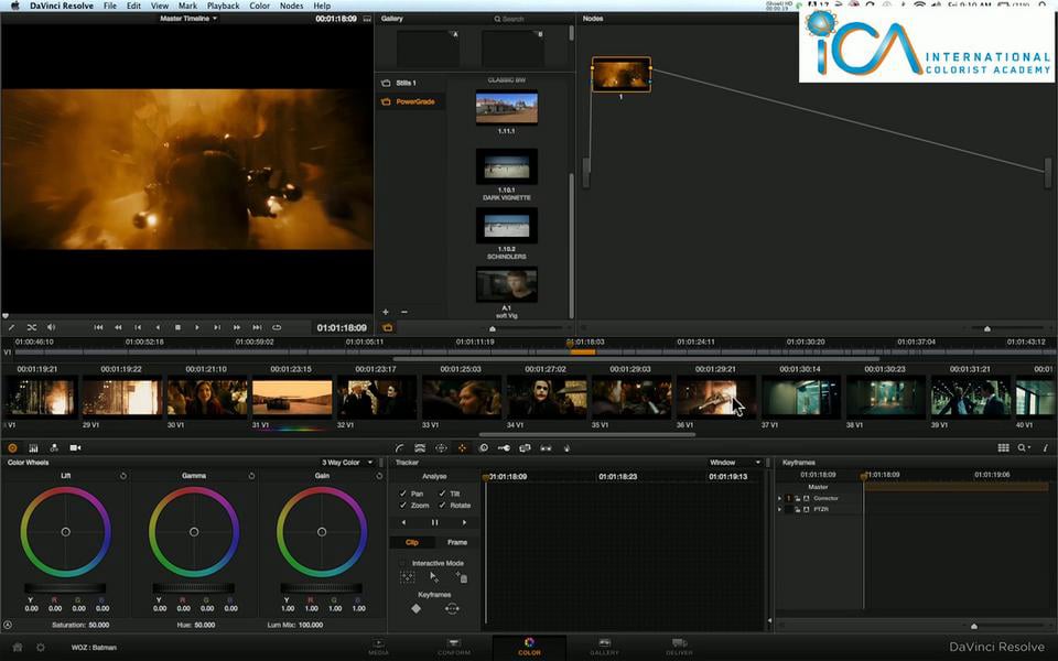 DaVinci Resolve V9 'Lightbox"