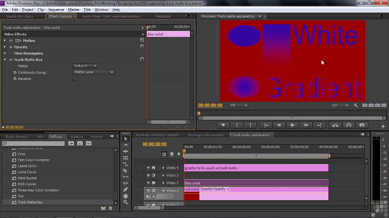 Adobe Premiere Pro CS6 Tutorial | Explaining Track Matte Key on Vimeo