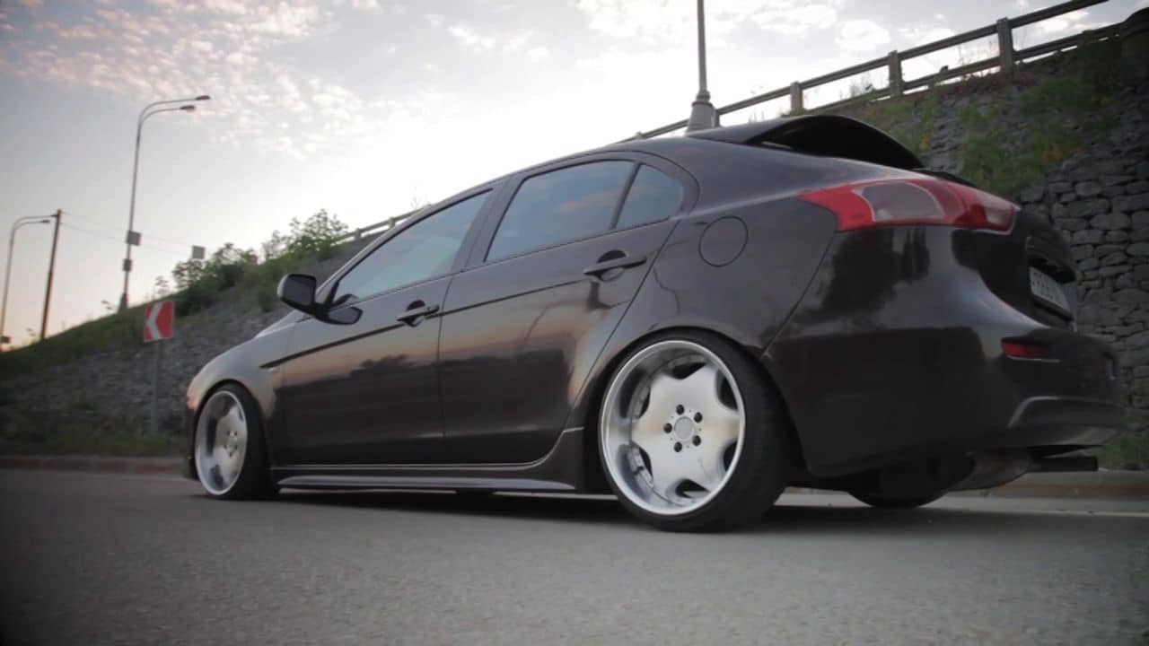 Stanced Lancer Sportback on Vimeo